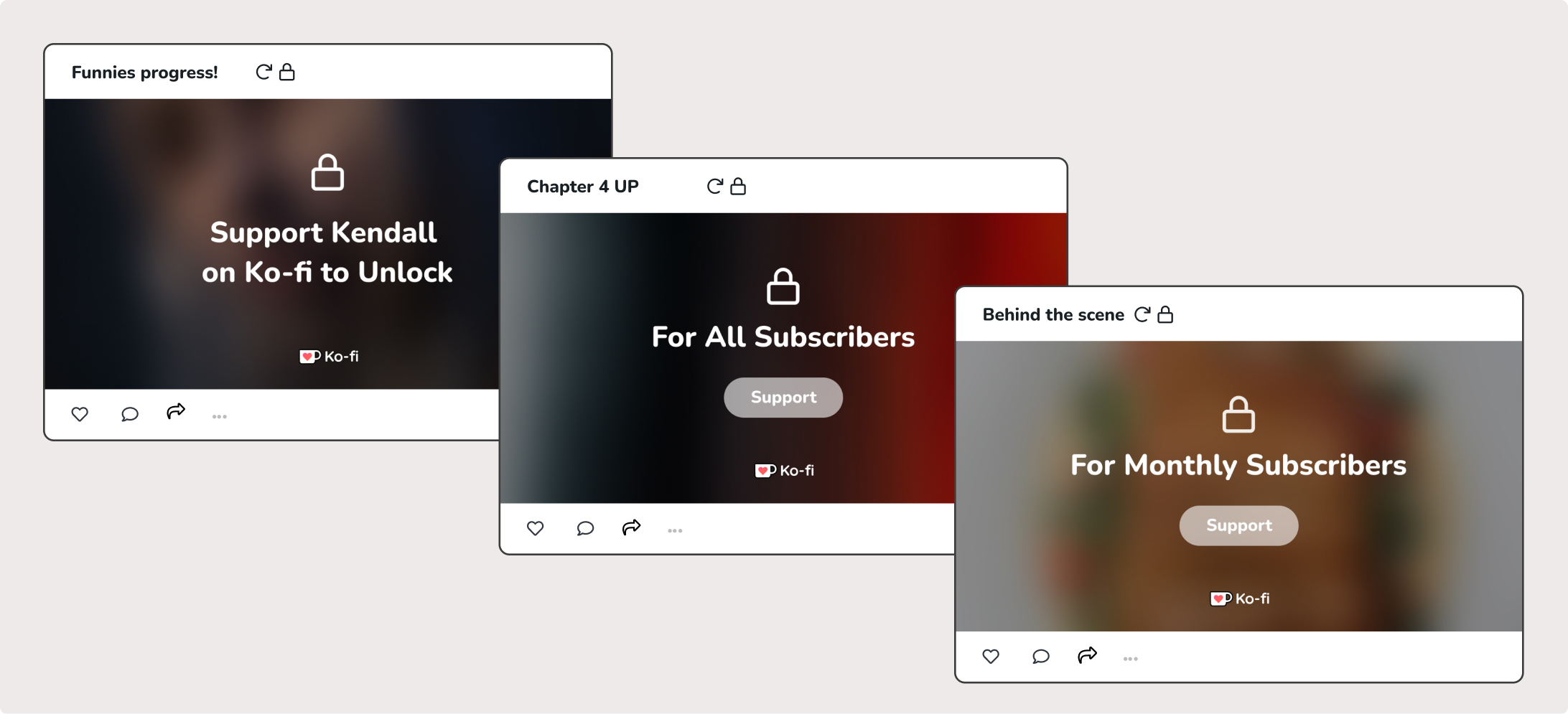 Offering supporter-only content – Ko-fi Help