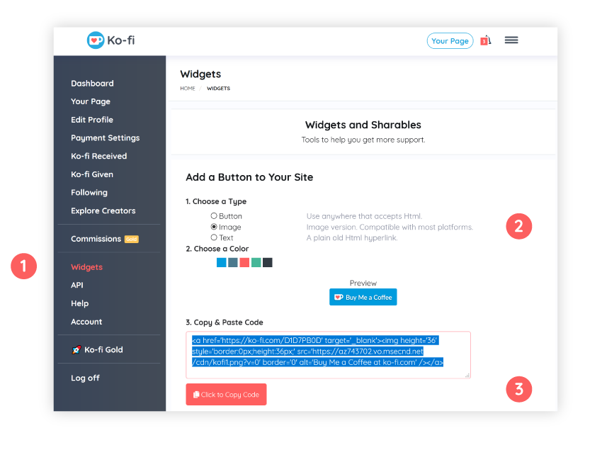 How to use Ko-fi with DeviantArt – Ko-fi Help